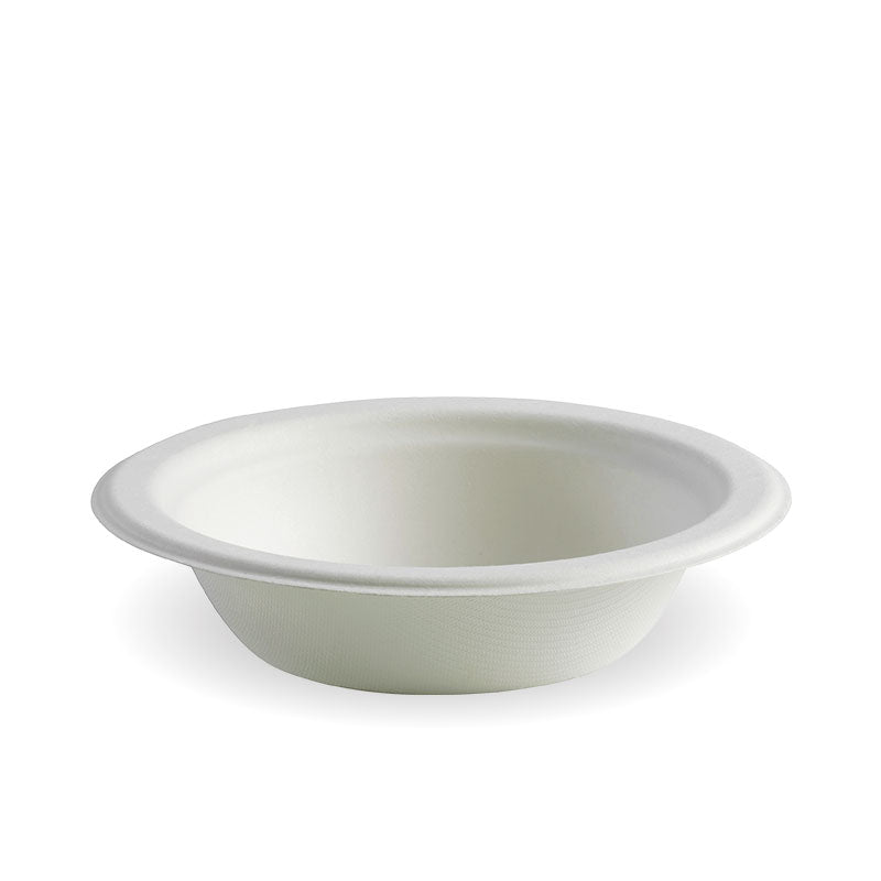BioPak 12oz White BioCane Bowl – Paper Lane Packaging NZ
