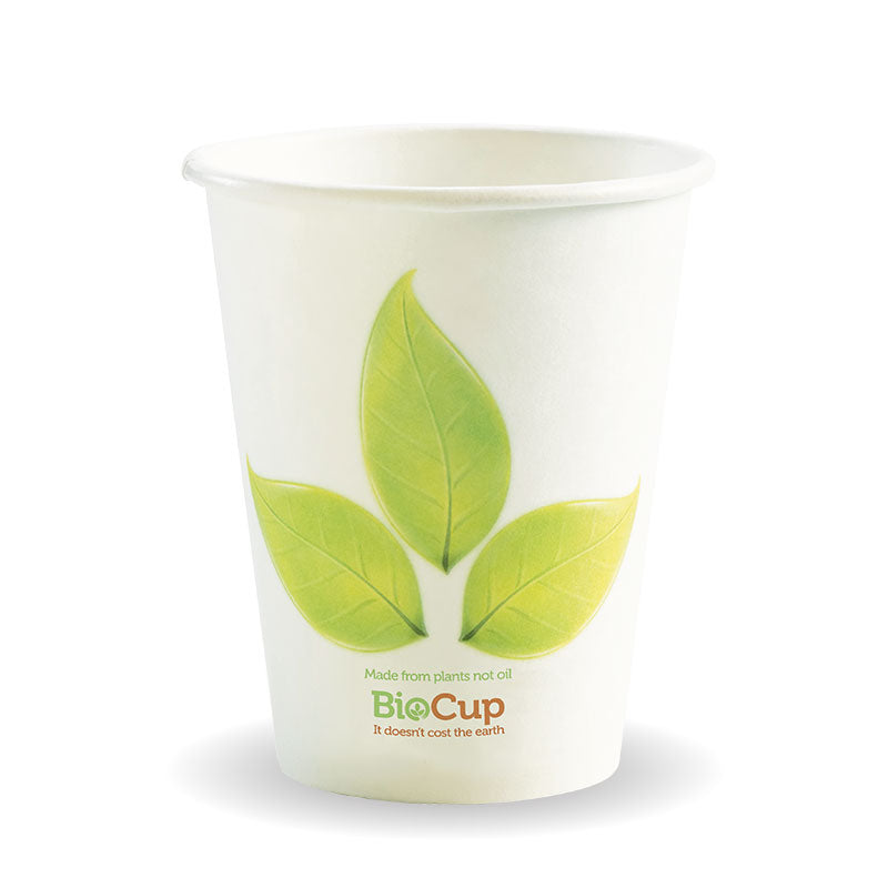 BioPak 8oz Single Wall BioCup – Paper Lane Packaging NZ